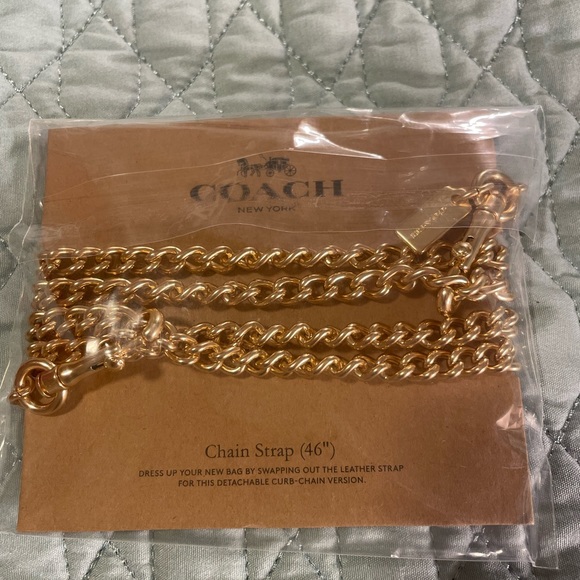 Coach | Accessories | Nwt Coach Gold Crossbody Chain | Poshmark